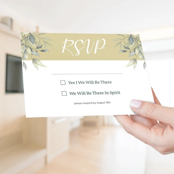 Bespoke Wedding RSVP Cards | Leicester | Soar Valley Press