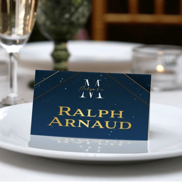 Bespoke Table Place Cards | Printed in Leicester | Soar Valley Press